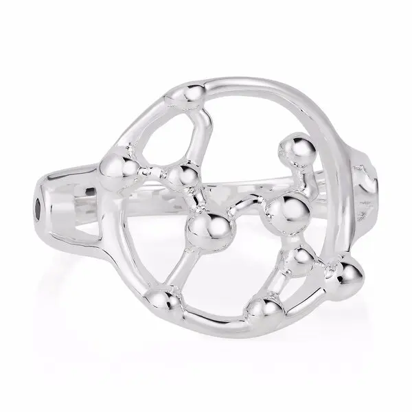YASMIN EVERLEY JEWELLERY Sagittarius Constellation Ring - Silver