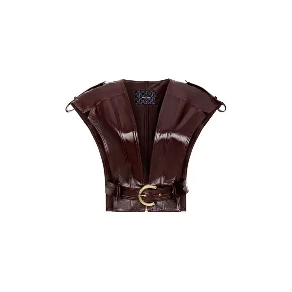 SAINT ONES Arden Patent Leather Vest