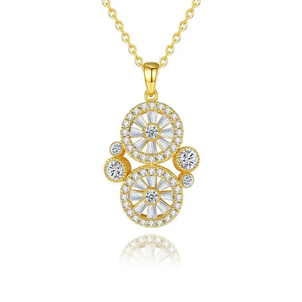 CLASSICHARMS Wheel Of Fortune Pendant Necklace - Gold