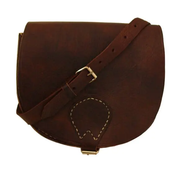 BERBER LEATHER Temara Large Saddle Bag