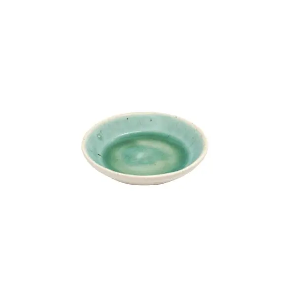 ANATOLIACRAFT Hic Ceramics River Xxs Round Plate - Green