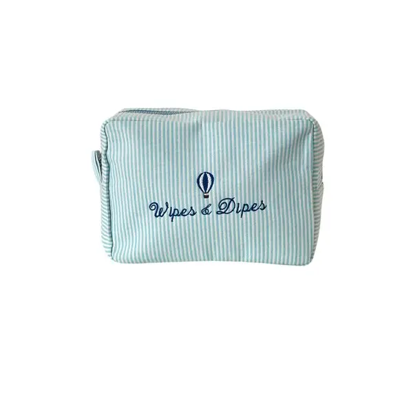 LILLY LOVES Striped Baby Pouch - Blue