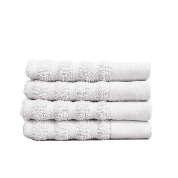 Misona Organic Cotton Face Cloths - White