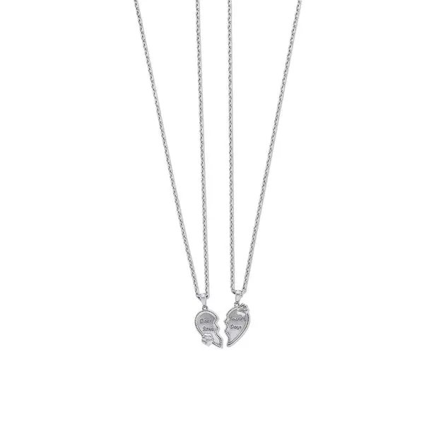 CLOUD HAVEN Friendship Furever Necklace Set - Silver