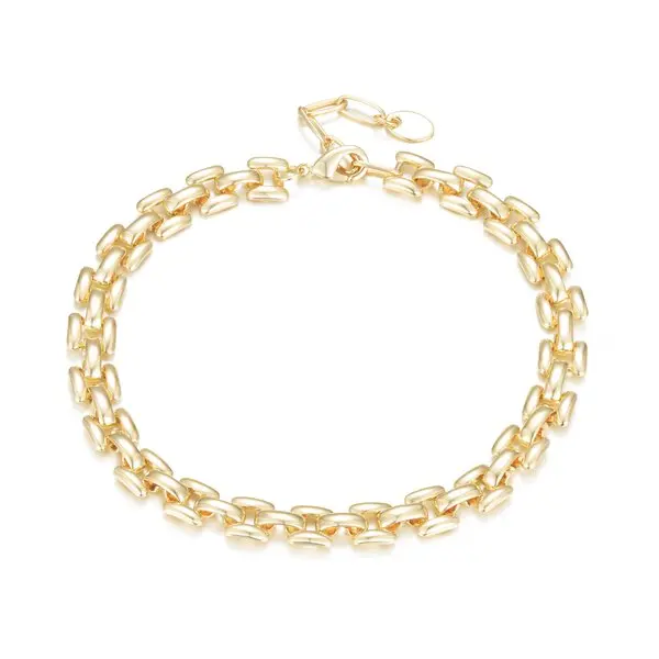 KAMARIA Panther Link Chain Bracelet - Gold