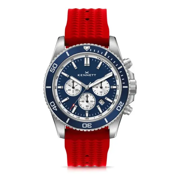 KENNETT WATCHES & ACCESSORIES Chronograph Watch - Blue/red
