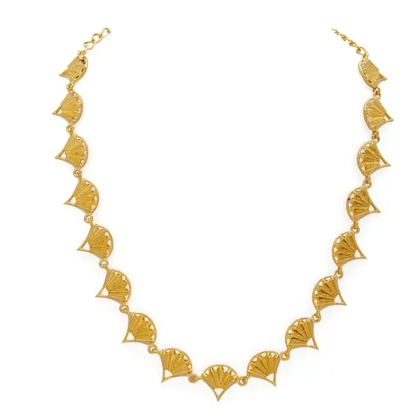 DHWANI BANSAL Pankha Necklace - Gold