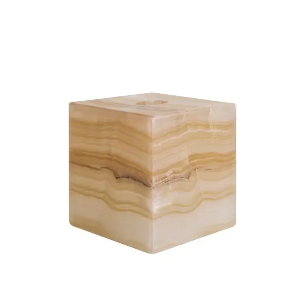AND JACOB Less Is More Tissue Box Amber Onyx - Orange