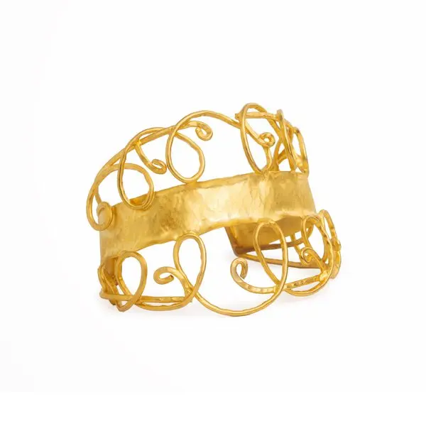 MERAKI BY RASHMI BAJAJ Plated Wire Cuff Bracelet - Gold