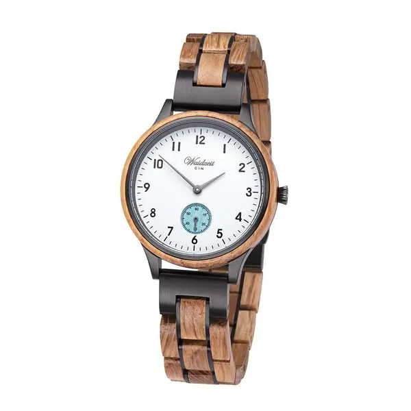 WAIDZEIT Gin White Ice Watch - Blue/black/brown
