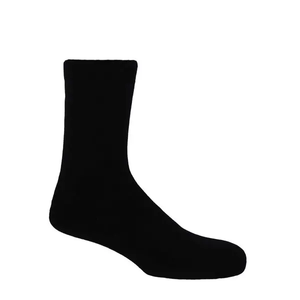 PEPER HAROW - MADE IN ENGLAND Plain Bed Socks - Black