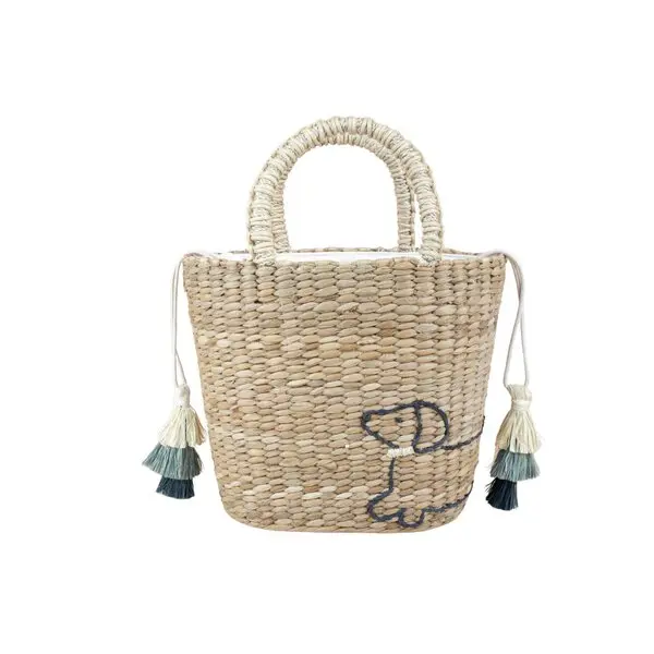 Likhâ Mini Tote Bag With Embroidered Dachshund