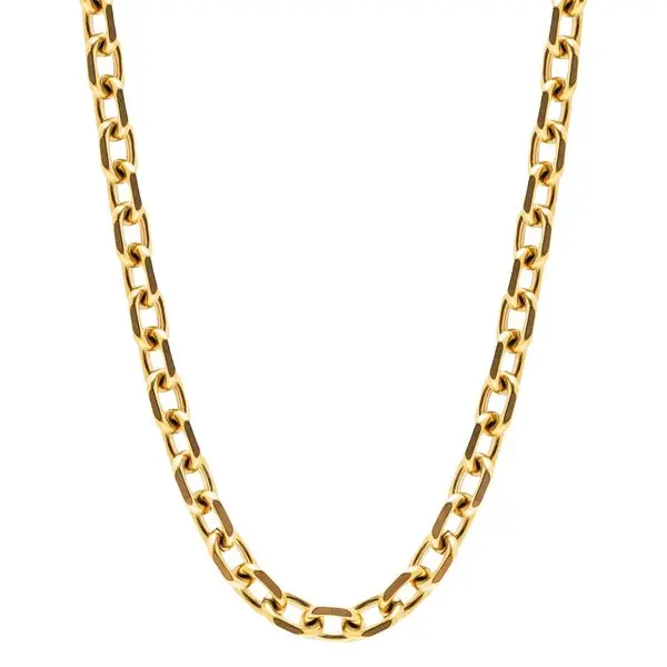 NIALAYA JEWELRY Round Cable Chain Necklace - Gold