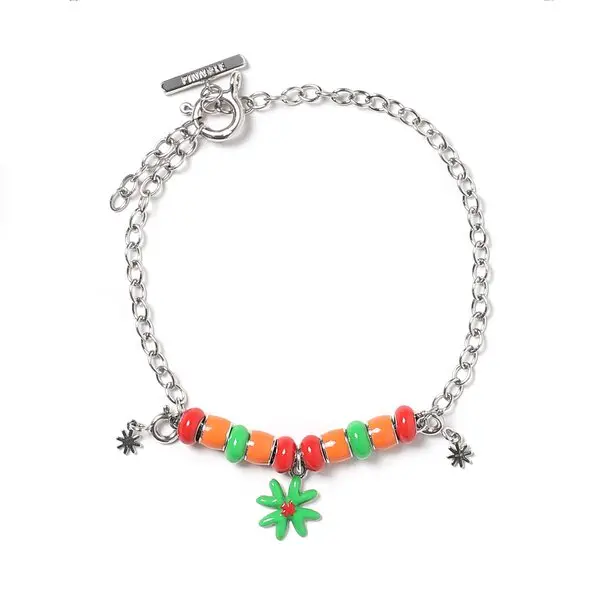 PINNOLE Lucky Me Bracelet - Green/red