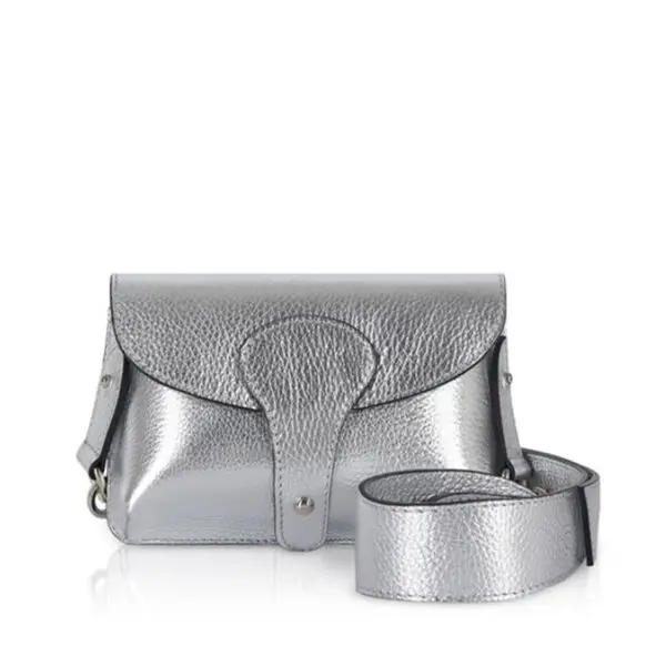 BETSY & FLOSS Large Luca Crossbody Bag - Silver