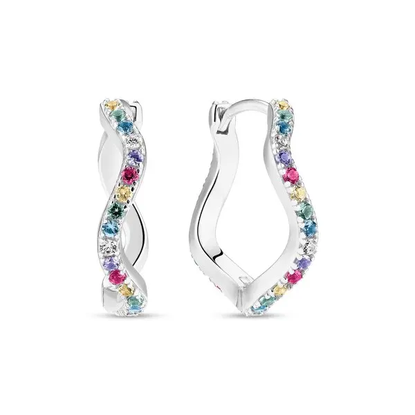SIF JAKOBS JEWELLERY Ellera Waves Grande Earrings - Silver