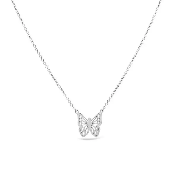 LUTIRO Butterfly Pendant Necklace