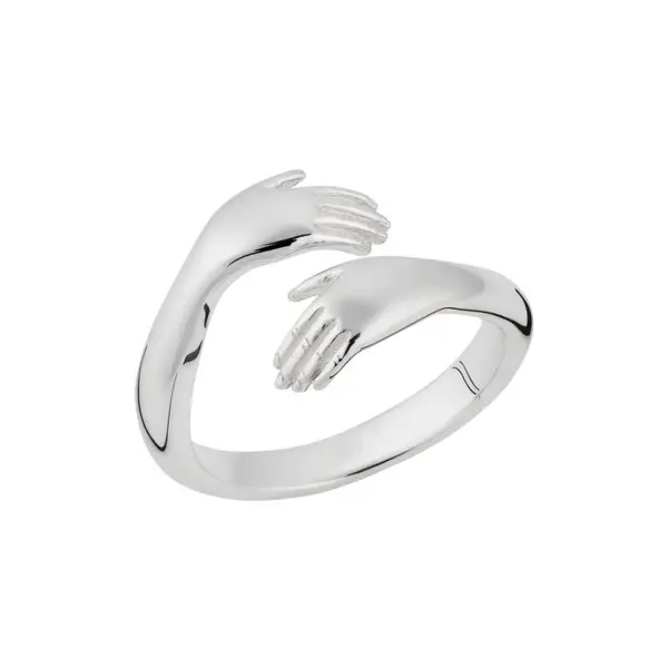 LILY CHARMED Sterling Hug Ring - Silver