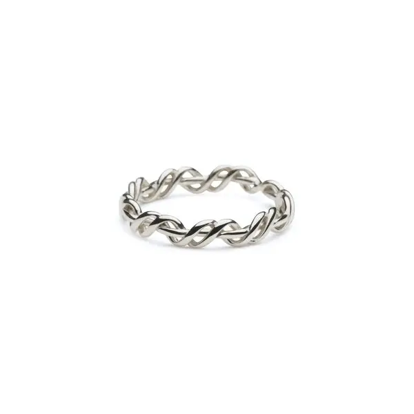 SHABELLA NYC Braided Ring - Silver