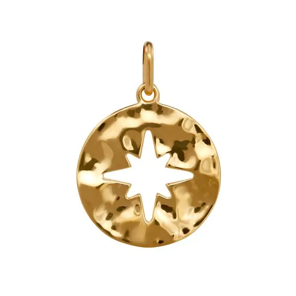 ONNA LONDON Eternal Star Charm Adjustable Necklace - Gold