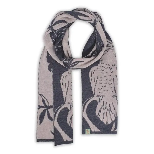 OTTO & SPIKE Scarves Hello Cocky Charcoal - Grey
