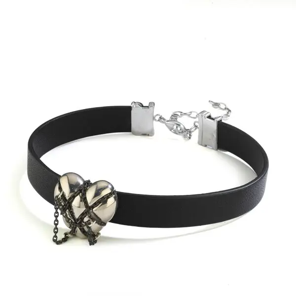 Mishka Love Choker - Silver