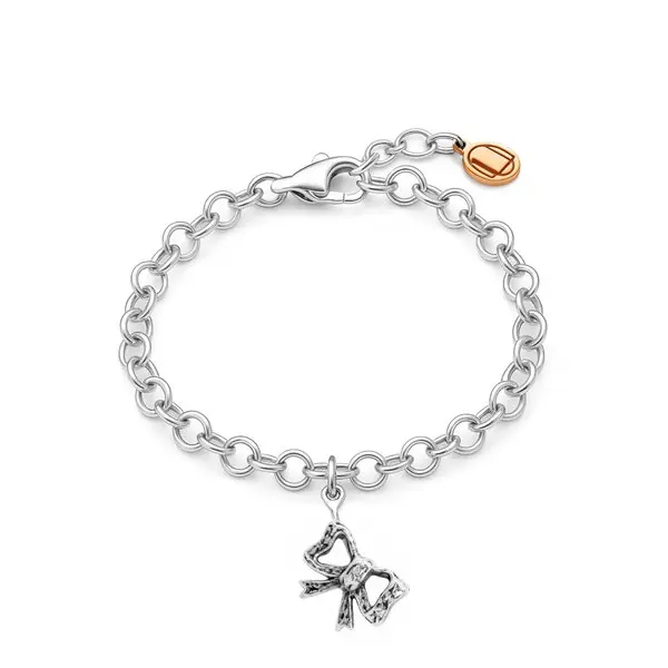 UNALOE Sterling Bow Bracelet - Silver