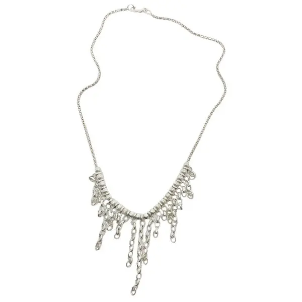 TG-JEWELLERY BY TAMARA GERVASIO Rain Drop Chain Necklace - Silver