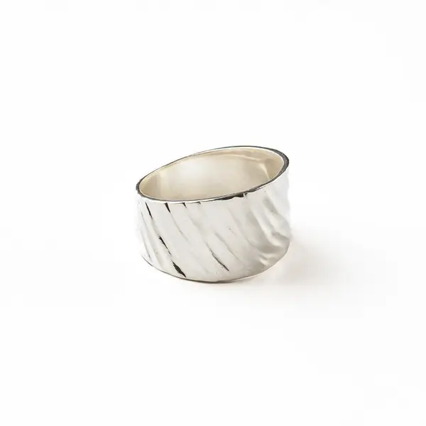 SARAHBIJOUX Lava Ring - Silver