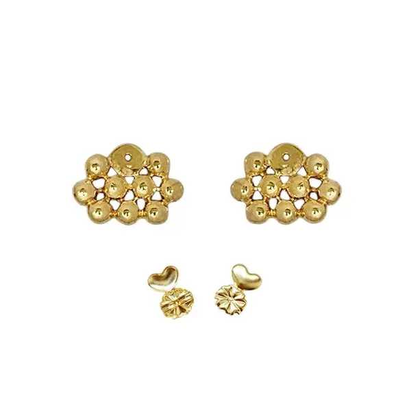 BELLATRICK Detachable Ball Combo Earrings - Gold