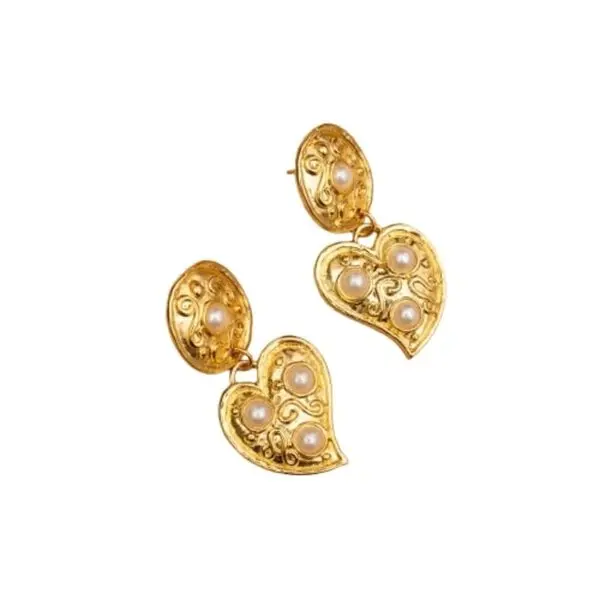 ROZ Melek Drop Earrings - Gold