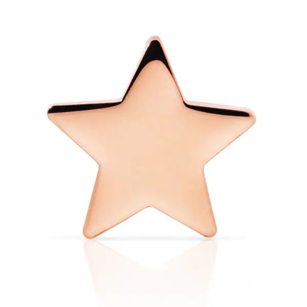 Maya Brenner Designs 14k Charm Stud Star - Rose Gold