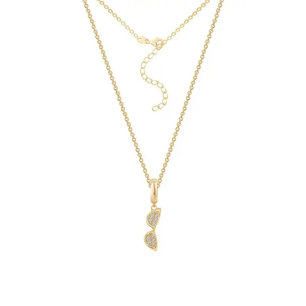 DIAMONBLISS Sunglasses Pendant Necklace - Gold