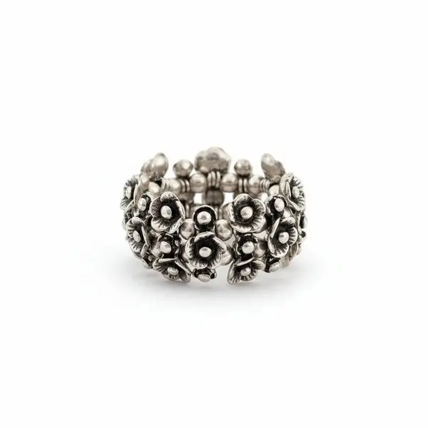 BY VIRGO Florisse Plated Bracelet - Silver