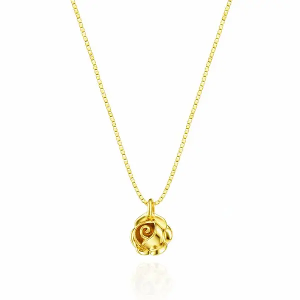 UNALOE Pasiòn Rosebud Necklace - Gold