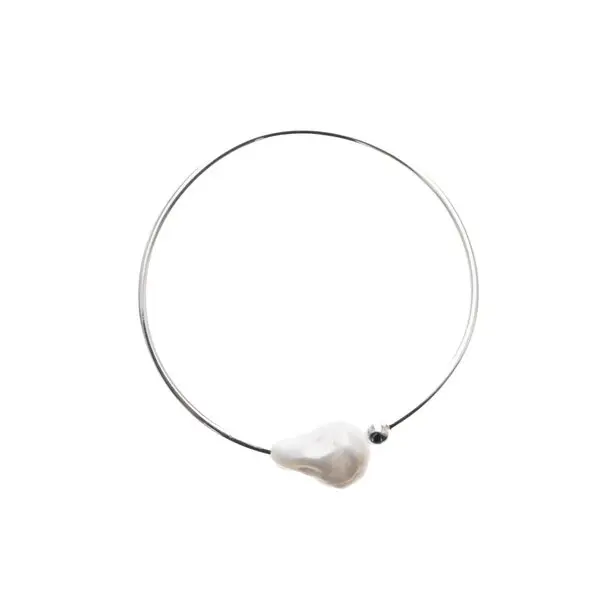SILVER MOON Sterling Bracelet With Pearl - Silver