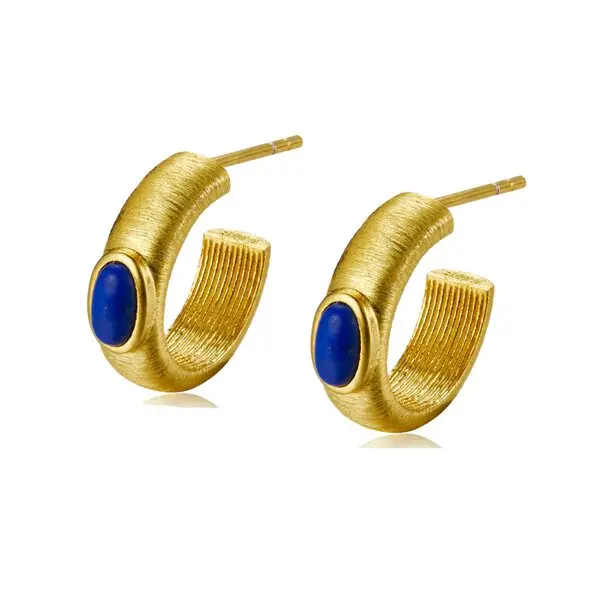 JANUS EDINBURGH Aat Hoop Earrings - Gold