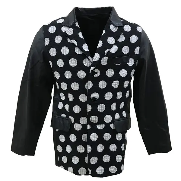 ZASTASTUDIO Polka Dot Leather Blazer