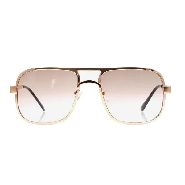 REALITY EYEWEAR Vegas Dust Aviator Sunglasses - Gold