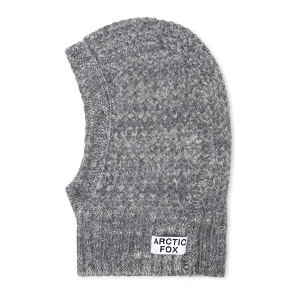 ARCTIC FOX & CO. Alpaca Balaclava Hood - Grey