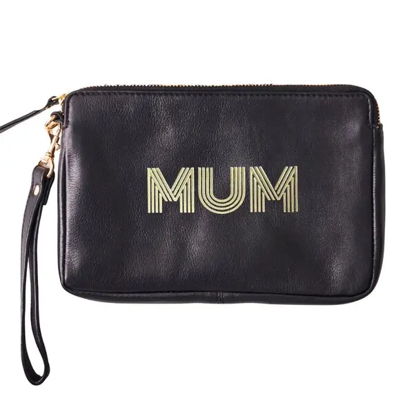 VIDA VIDA Zip Travel Wallet For Mums - Black