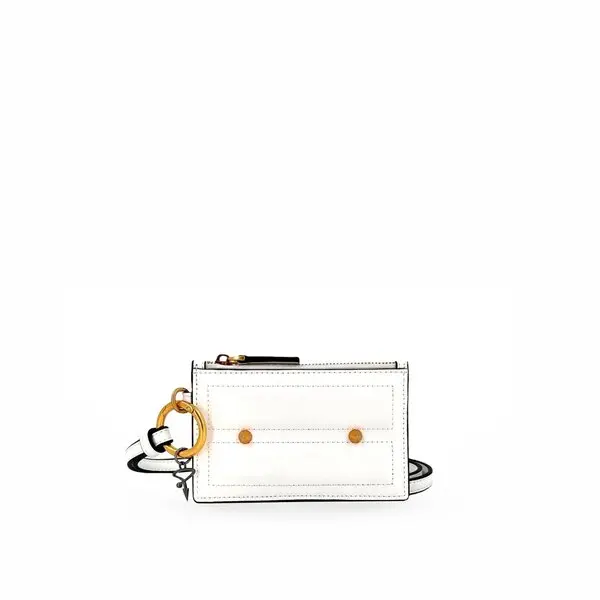 PIMPINICCHIO NEWYORK Card Case On Keyring - White