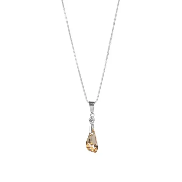 CHIARELLA 950 Sterling Silver Necklace With Zirconia - Silver/gold