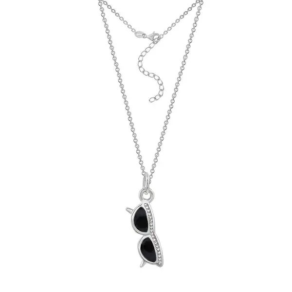 DIAMONBLISS Sunglasses Charm Pendant Necklace - White