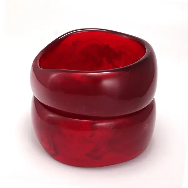HYE JANE JEWELRY Sculptural Resin Bangle