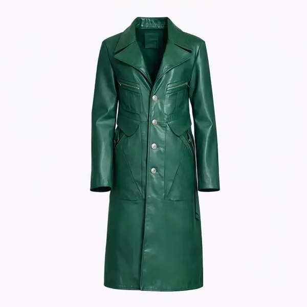 ZASTASTUDIO Planet Long Leather Jacket