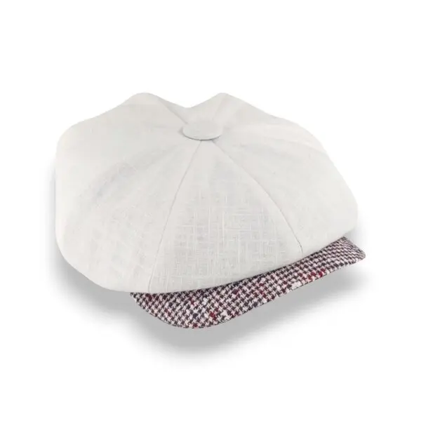 MISTER MILLER - MASTER HATTER Albert's Capri Bakerboy Cap - White