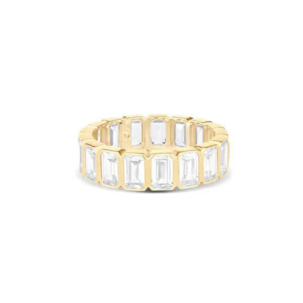 SHYMI Bezel-set Eternity Band - Gold