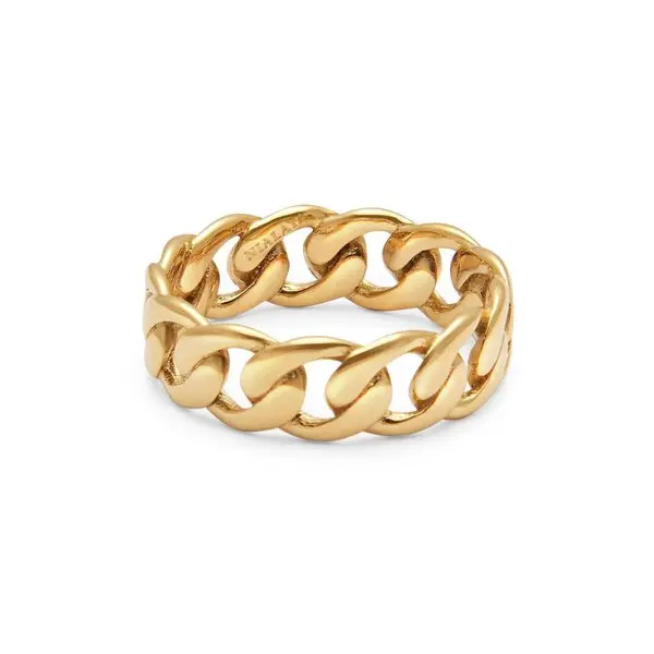 NIALAYA JEWELRY Chain Ring - Gold