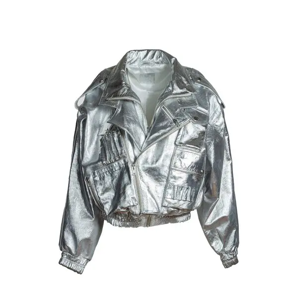 ZASTASTUDIO Bomber Leather Jacket